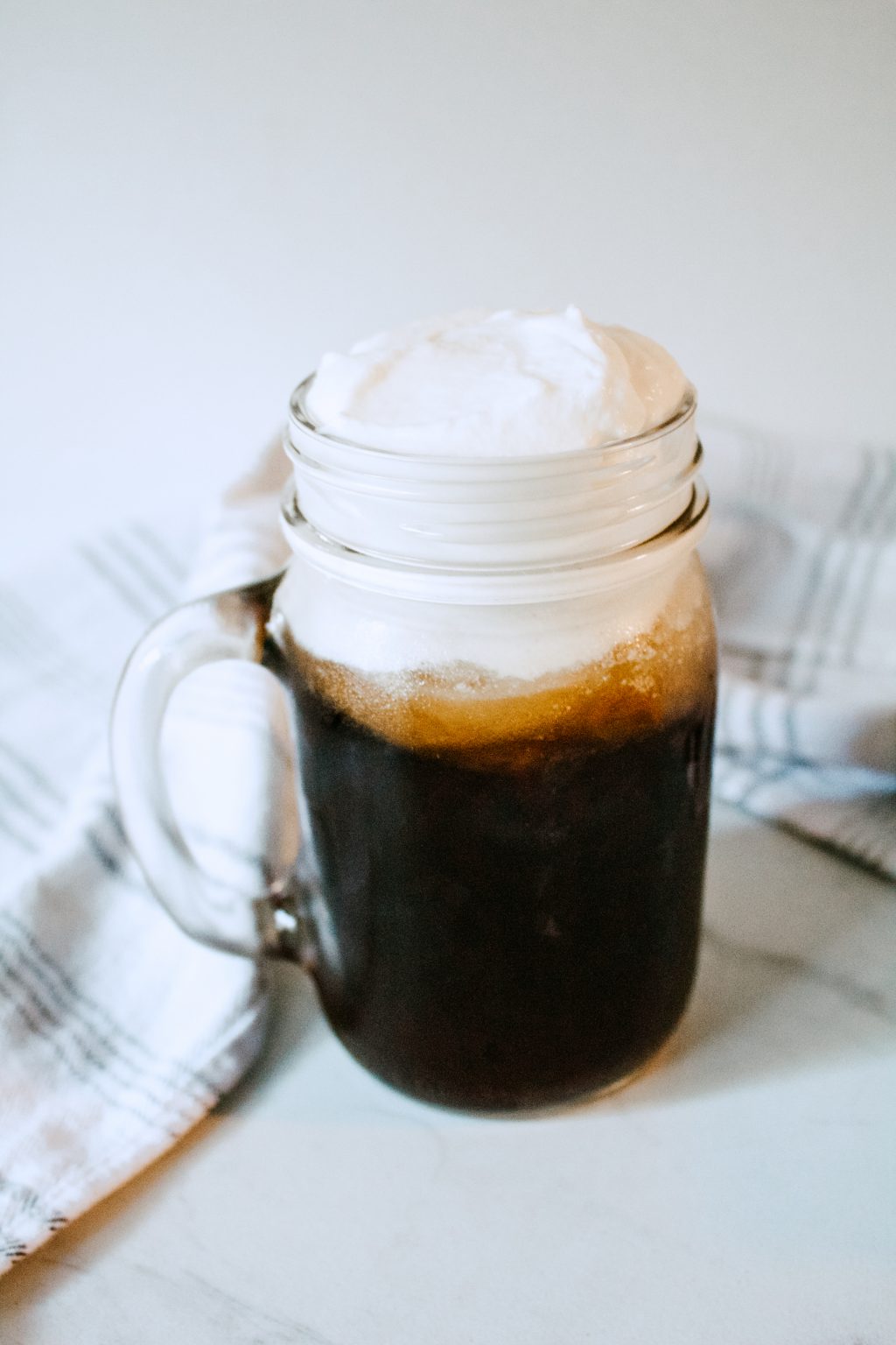 Coconut Cold Foam Cold Brew | The Kitchen Invitation