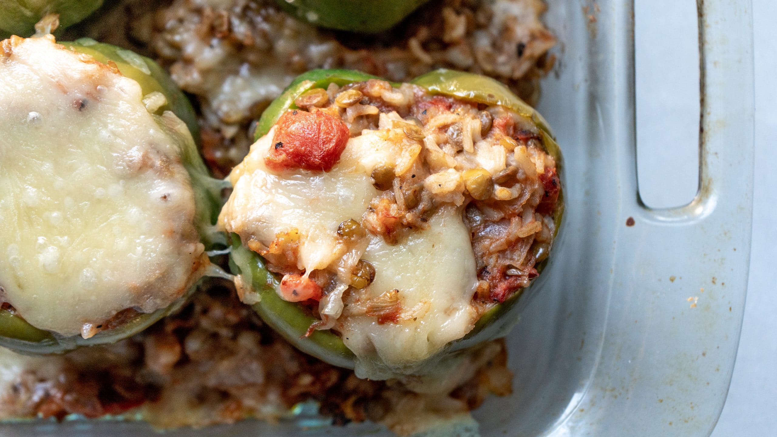 Lentil Stuffed Peppers | The Kitchen Invitation