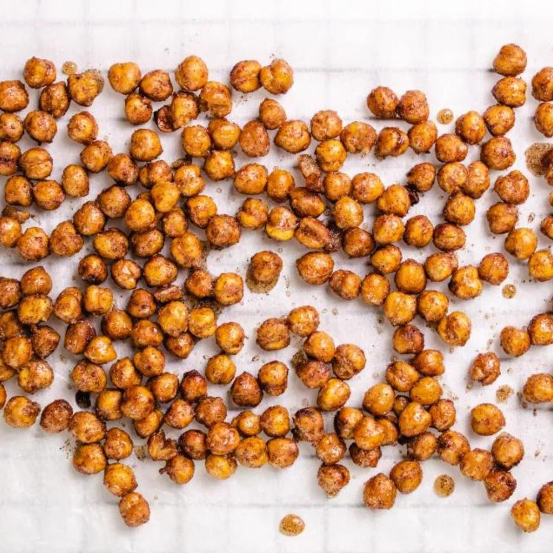 Fried Chickpeas in the Air Frier | The Kitchen Invitation