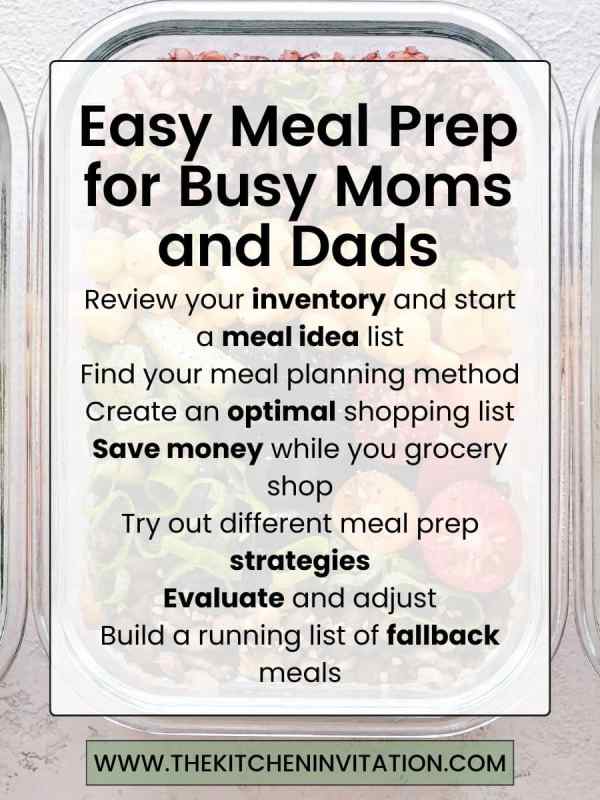 Meal Prepping for Busy Moms and Dads in 2024 | The Kitchen Invitation
